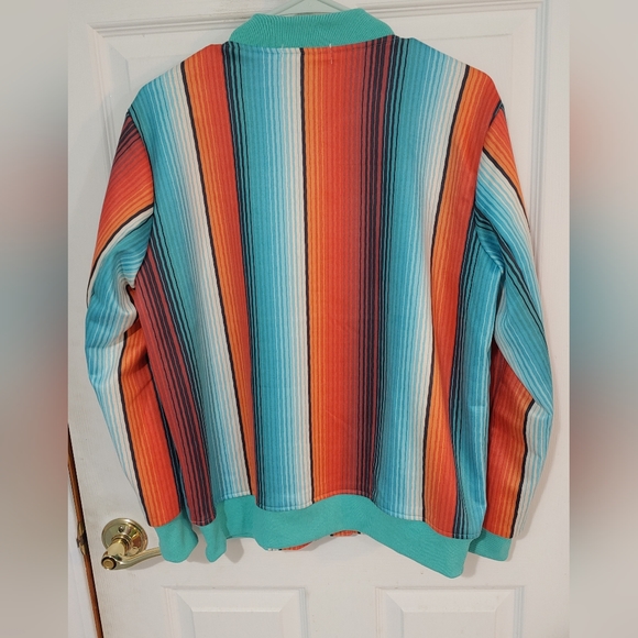Crazy Train | Jackets & Coats | Crazy Train Orange Serape Western ...